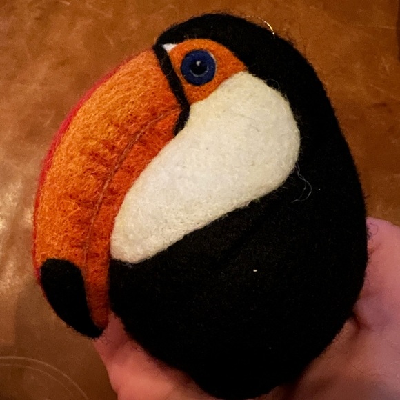 Art | Handmade Felt Fiber Toco Toucan | Poshmark